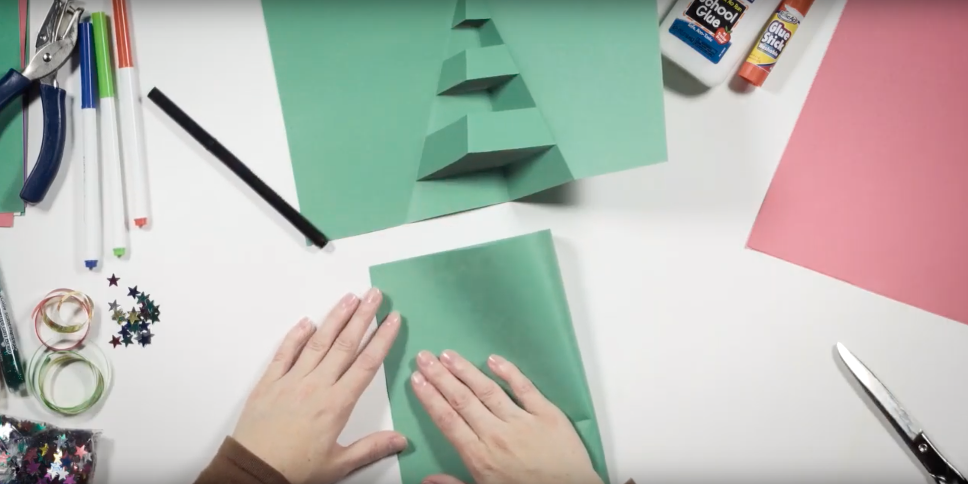 How to Make a Pop-Up Christmas Tree